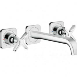 Axor Citterio E 36107000+10303180 Miscelatore a muro per lavabo + parte ...